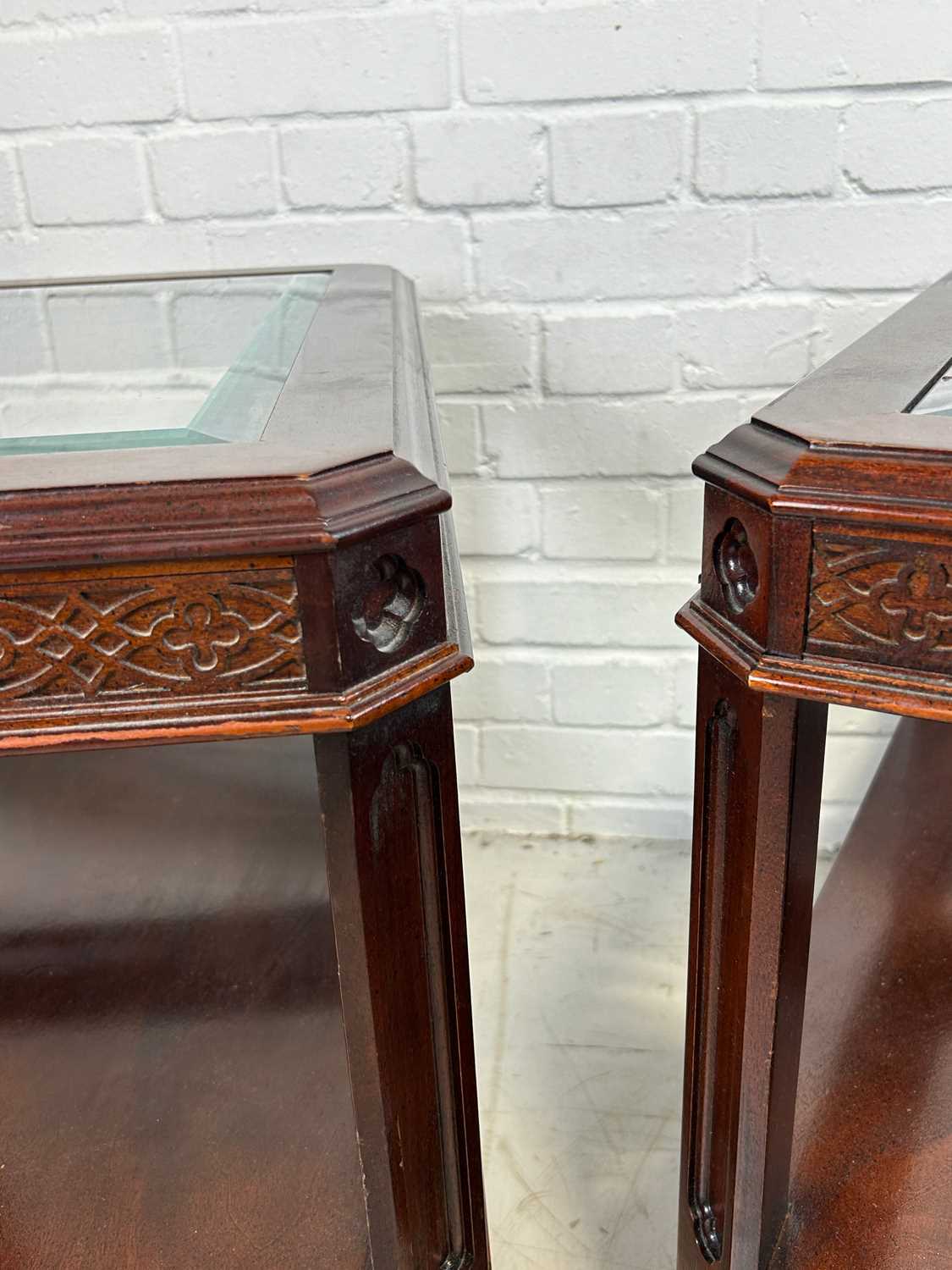 Lot 744 - CHINESE CHIPPENDALE DESIGN: A PAIR OF