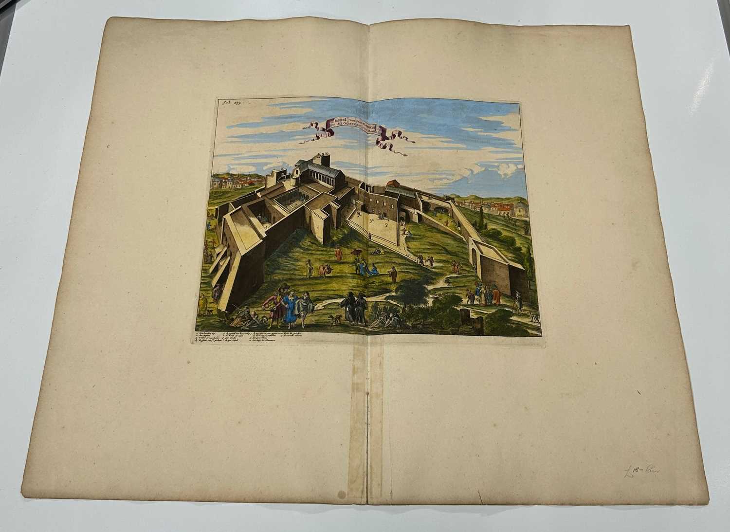 Lot 44 - HOLY LAND: 17TH CENTURY HAND COLOURED