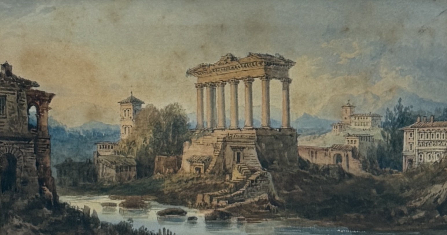 Lot 623 - ATTRIBUTED TO WILLIAM CROUCH (19TH CENTURY):