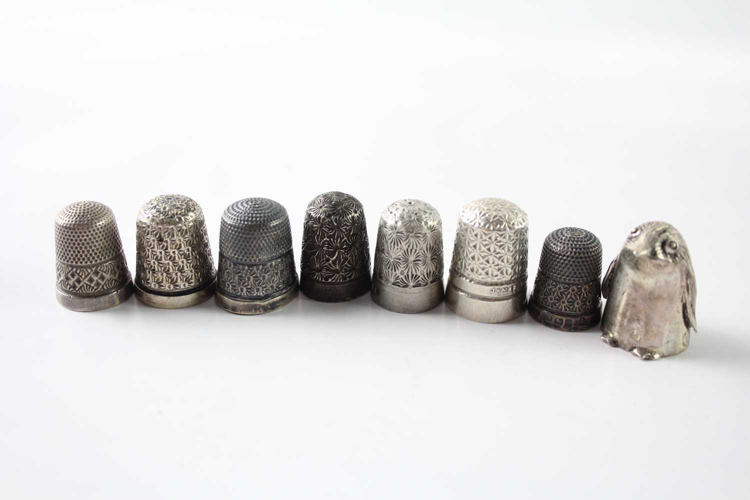 Lot 230 - A GROUP OF EIGHT .925 STERLING SILVER