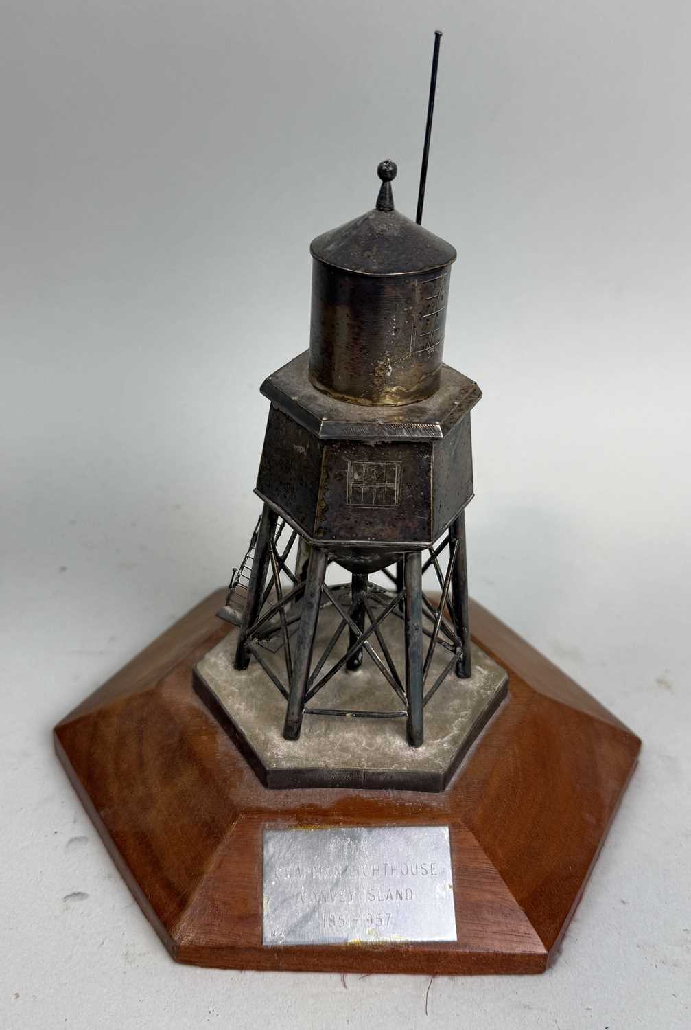 Lot 352 - A SILVER PLATED MODEL OF THE CHAPMAN