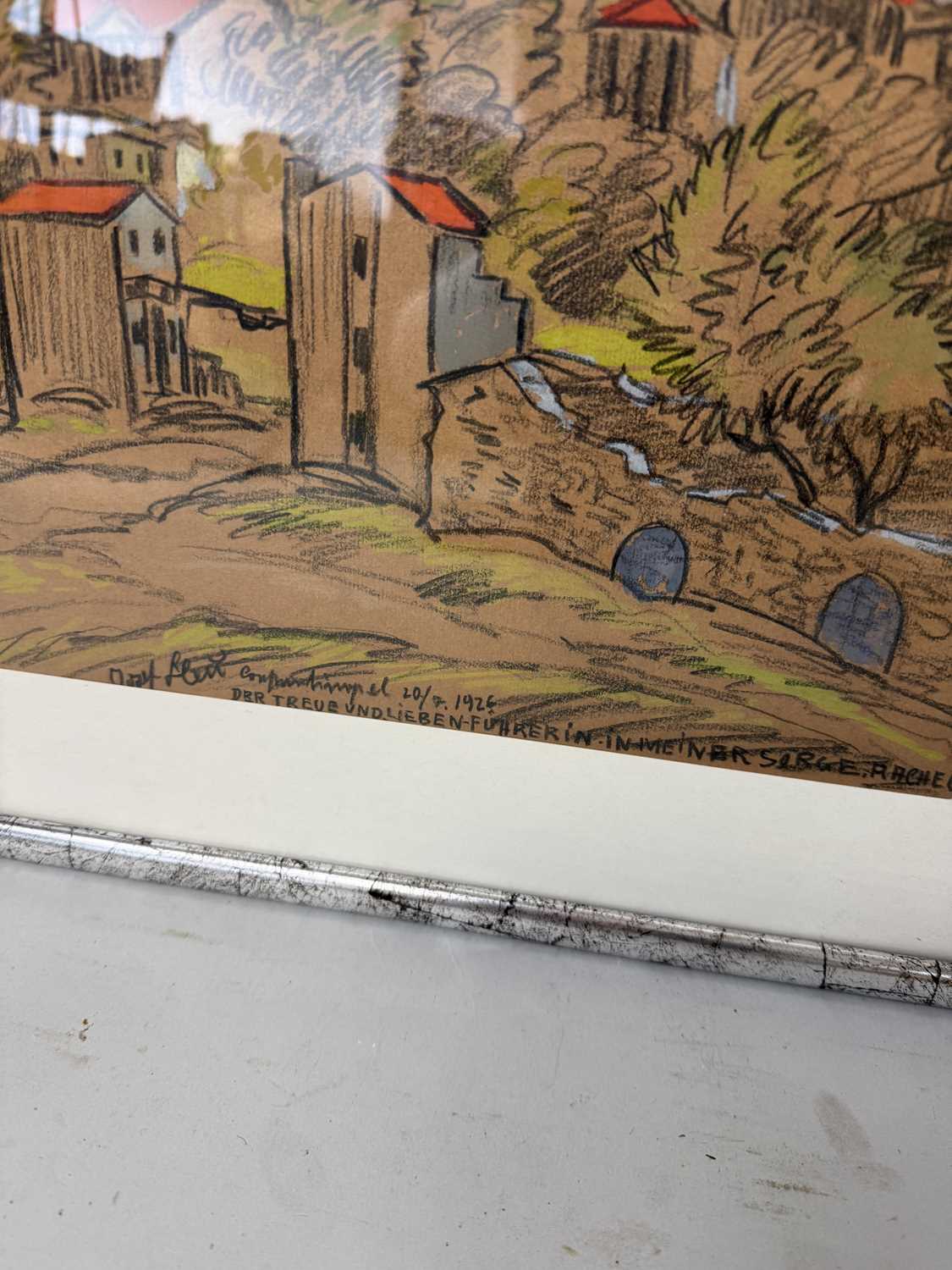 Lot 131 - A PASTEL DRAWING OF CONSTANTINOPLE, DATED