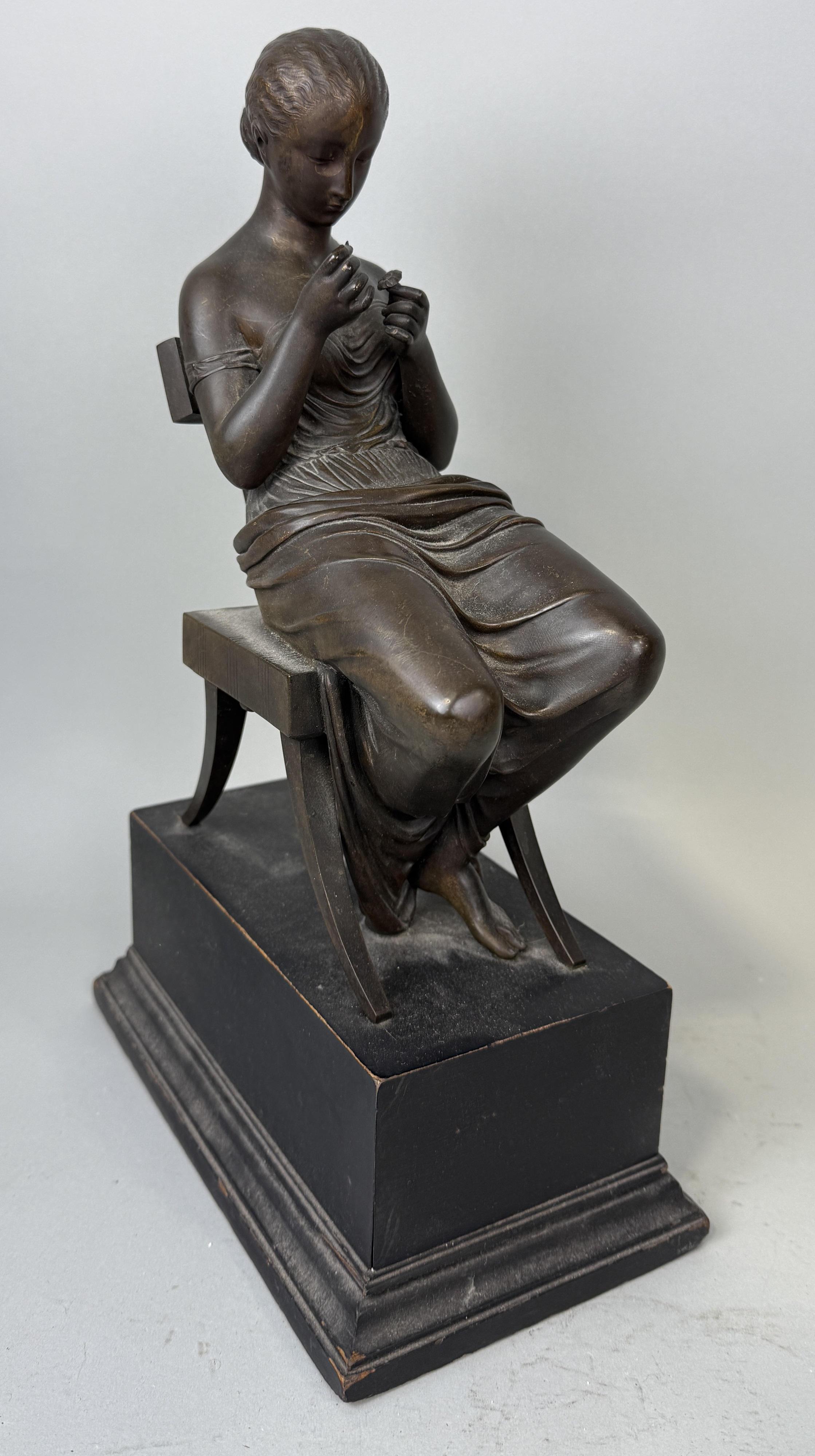 Lot 436 - LOUIS KLEY (1833-1911): A BRONZE SCULPTURE
