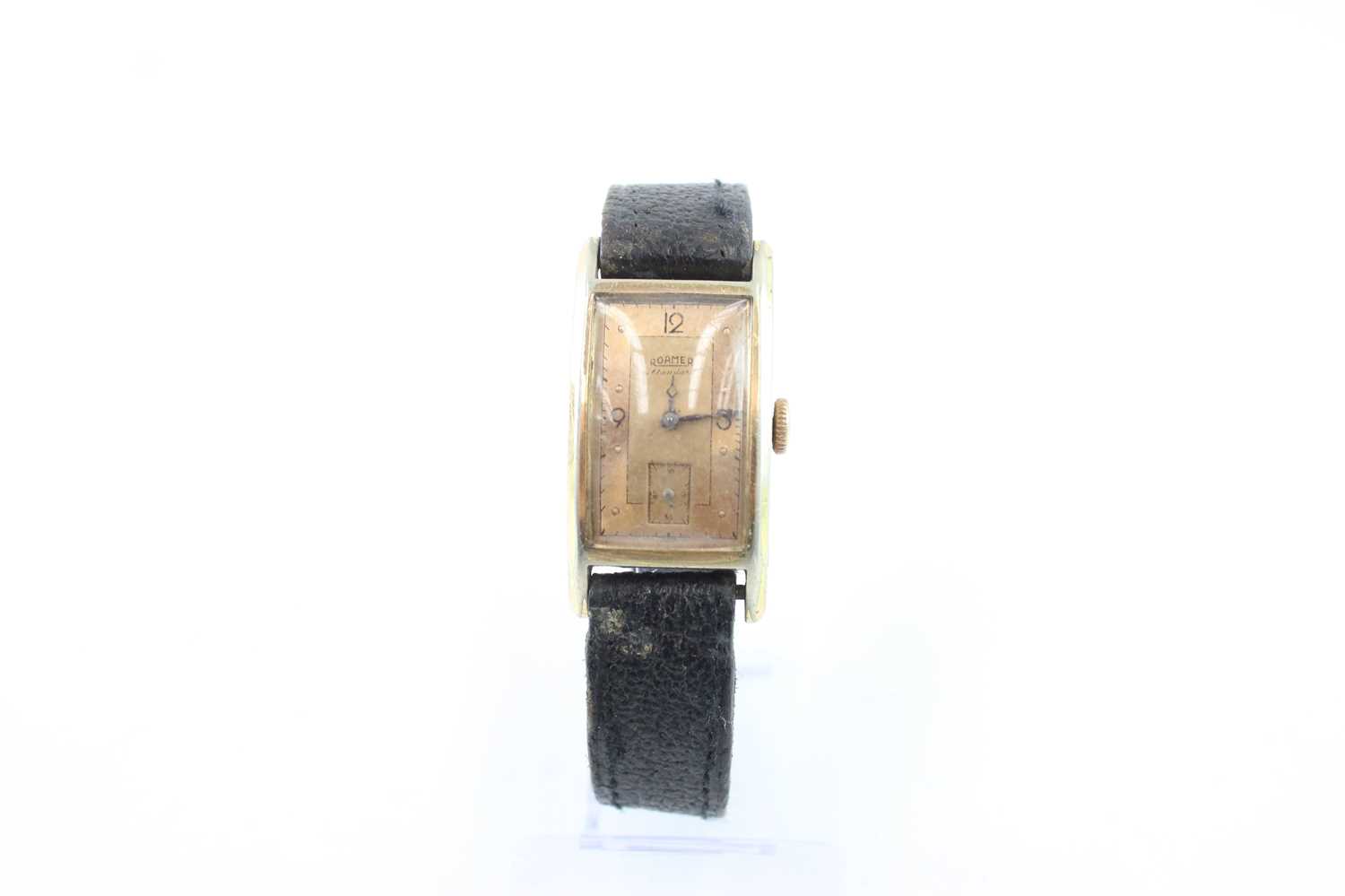 Lot 308 - A ROAMER STANDARD TANK STYLE WATCH