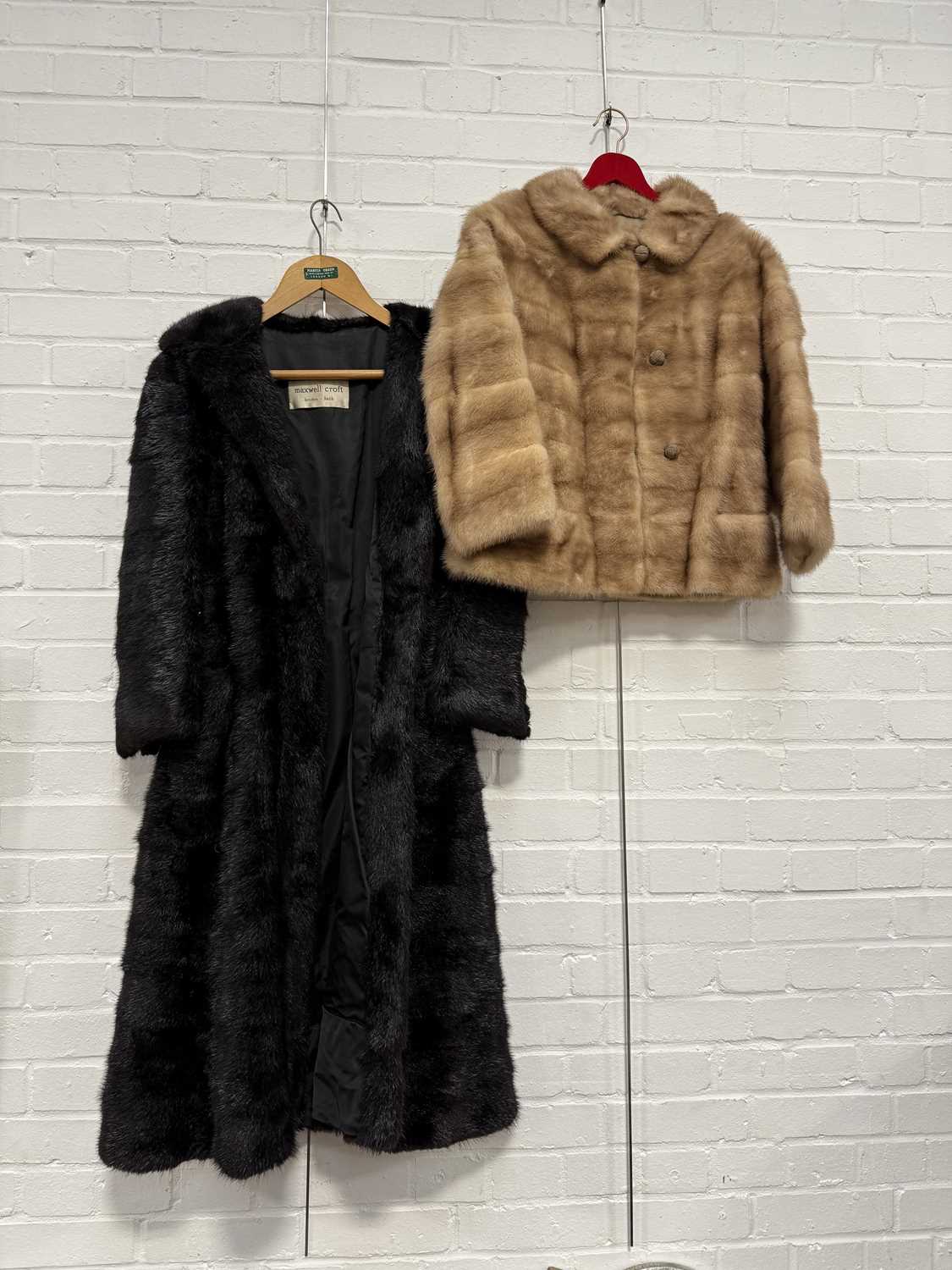 Lot 140 - TWO LADIES VINTAGE FUR JACKETS, ONE BY