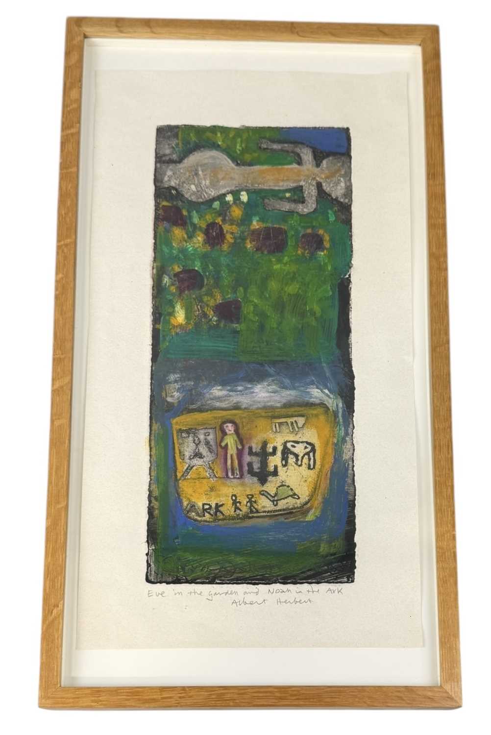 Lot 468 - ALBERT HERBERT (1925-2008): AN OIL PAINTING