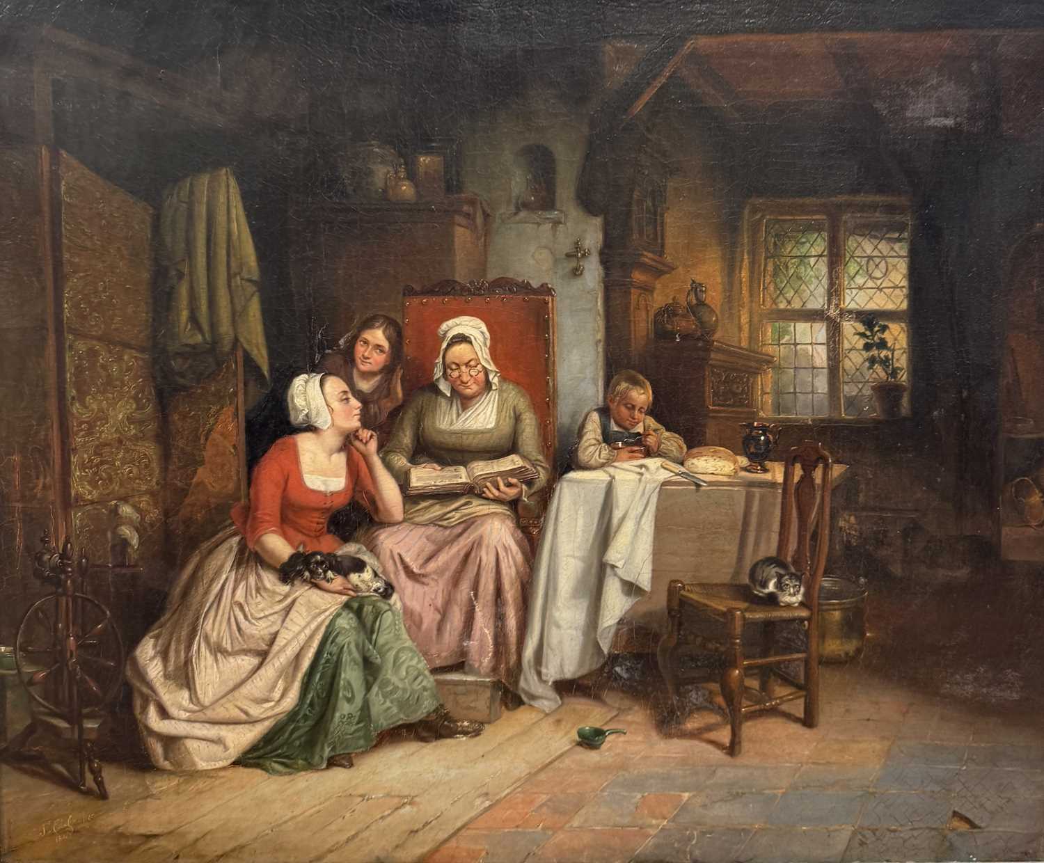 Lot 585 - JEANETTE ELISABETH GROVER: AN OIL PAINTING