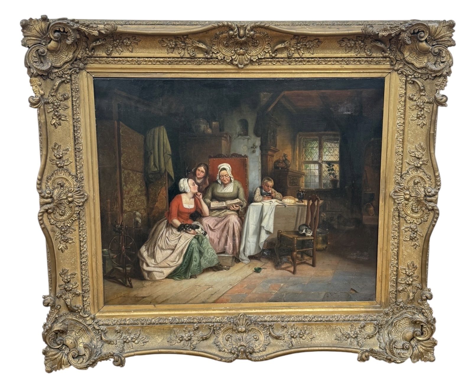 Lot 585 - JEANETTE ELISABETH GROVER: AN OIL PAINTING