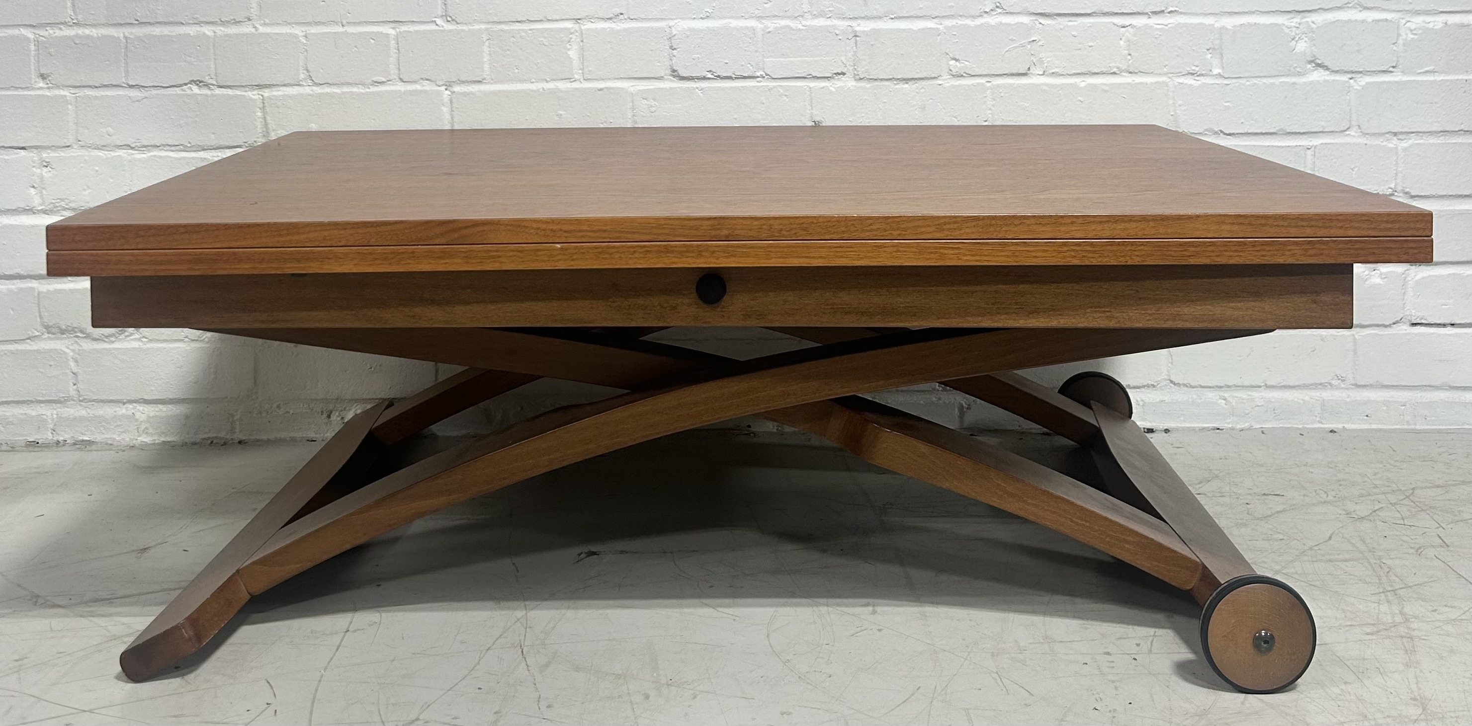 Lot 641 - AN ITALIAN TEAK METAMORPHIC TABLE